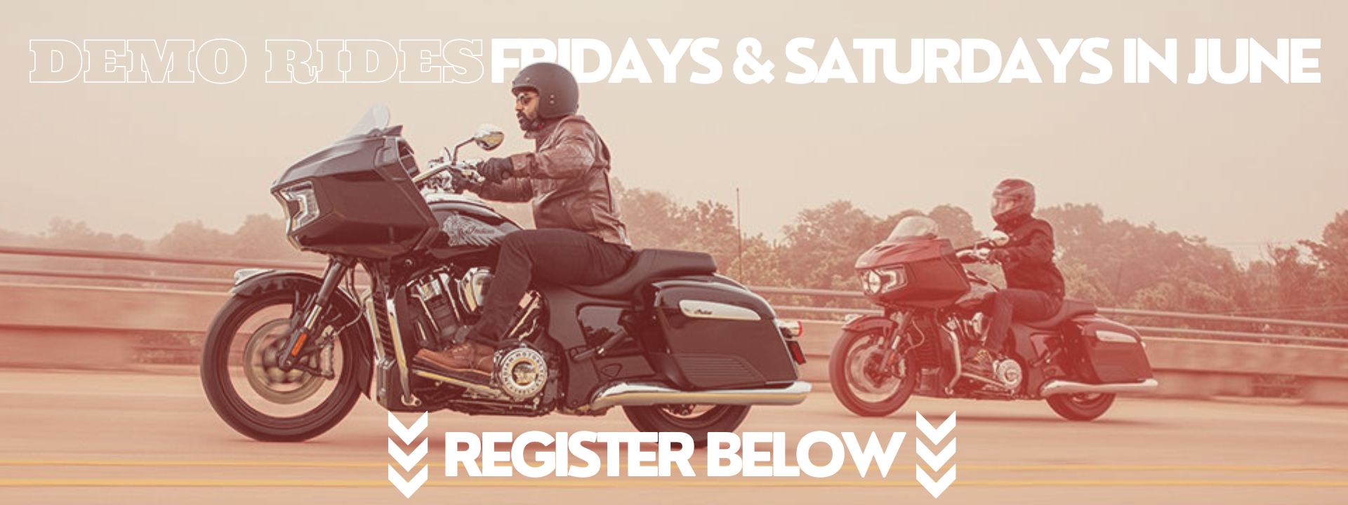 Indian Motorcycles Demo Ride Event | Allsport Indian Motorcycles ...